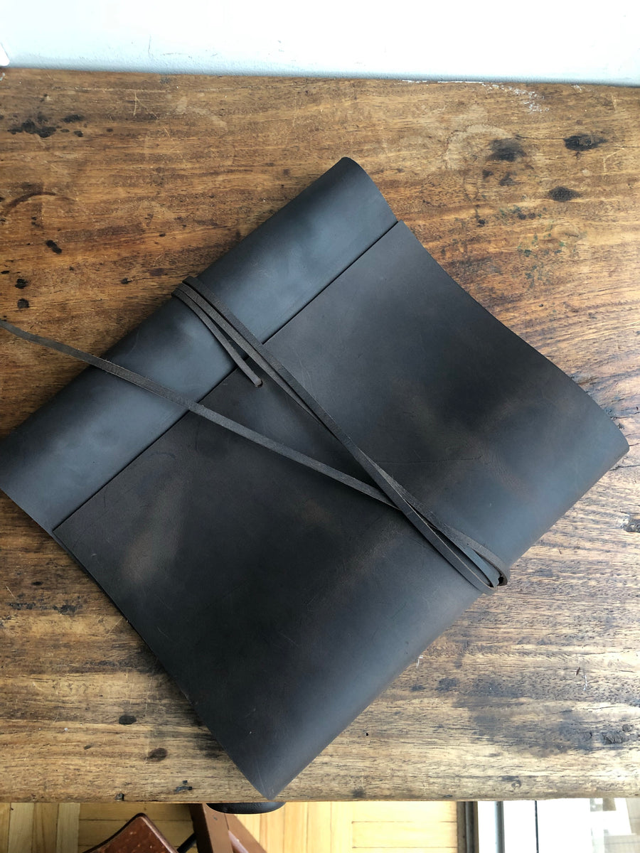 Minimalist Binder, Leather 3 Ring Notebook Binder / Leather Script Hol ...